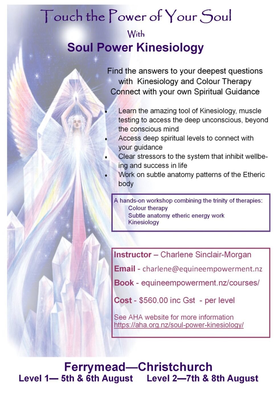 Courses: Touch For Health Kinesiology, Soul Power Kinesiology ...